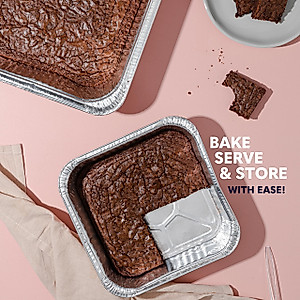 XpressPak Aluminum Pans - 9X13 Disposable Baking Foil Pans - [30-Pack] - Half Size, Deep Steam Table Pans For Baking, Roasting, Transporting, Serving, Freezing, Storing & Food Prepping