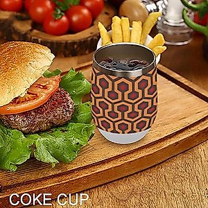 WYUSPGK 304 Stainless Steel Insulated Cup, Shining Overlook Print Smooth Rim, Durable & Reusable - Perfect for Office, Home, And Travel