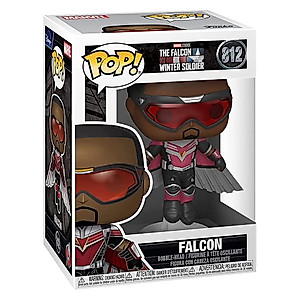 POP Marvel: Falcon and The Winter Soldier - Falcon (Flying) Funko Pop! Vinyl Figure (Bundled with Compatible Pop Box Protector Case) Multicolor 3.75 inches