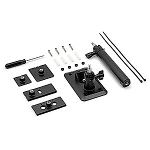 Holicfun 2-in-1 Security Camera and Solar Panel Wall Mount for Ring, Eufy, Arlo, Reolink Solar Panels and Cams (White)