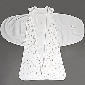 Enrich YLife Baby Cotton Sleeping Bag Split Swaddle Sack Wearable Blanket for Boys and Girls, 4 Season, 6-12 Months (Goodnight Sheep)