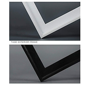 DIY Floating Frame for 12X16"/30.5X40.7cm Canvas,0.6-0.8"/1.5-2cm Deep.Picture Art Wall Décor,Art Canvas Black Frame,a Frame Kit,Cut to Pieces,No Canvas Included