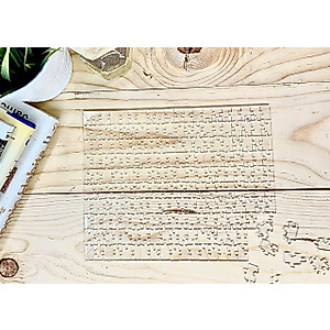 The Clearly Impossible Puzzle ® 100, 200, 500, 1000 Pieces Hard Puzzle for Adults Cool Difficult Puzzles Clear Hardest Puzzle - Difficult Funny Puzzle for Adults (200)