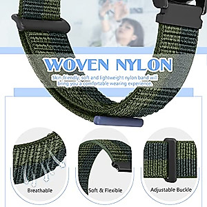 YCHDDER Quick Release Watch Bands-16mm 18mm 20mm 22mm Watch Bands, Solo Loop Nylon Watch Straps Replacement Wristband for Men Women