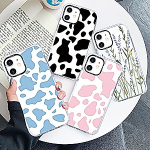 MZELQ Designed for iPhone 11 Case, Cute Cow Print TPU Phone Cow Patterns Case + Screen Protector Compatible with iPhone 11 6.1 inch Fit Girls Women iPhone 11 Case