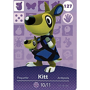 Nintendo Animal Crossing Happy Home Designer Amiibo Card Kitt 127/200 USA Version
