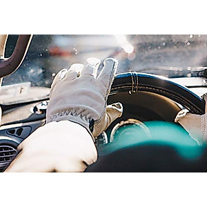 G & F Products unisex adult Unlined work gloves, Yellow, Large Pack of 3 US