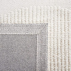 Safavieh Natura Collection 8' x 10' Ivory NAT222A Handmade Modern Contemporary Wool Area Rug