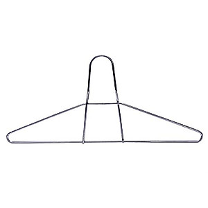 Quality Hangers 30 Extra Heavy Duty Anti Theft Security Metal Coat Hanger Suit Hangers with Polished Chrome, Supports 200LB, Closed Loop Coat Hangers (30)