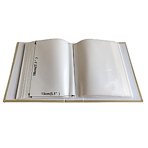 Photo Album Hold 100 Pockets,Kraft Paper Photo Album 5"x 7",Kid Photo Album Hold,Children's Pictures Album (Giraffe)