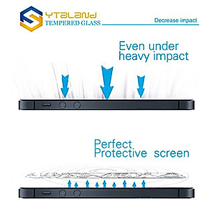 [2 Pack] Ytaland for Ulefone Armor X5 Screen Protector, [ Anti-Fingerprints ] [Bubble-Free] [9H Hardness] Tempered Glass film Screen Protector for Ulefone Armor X5