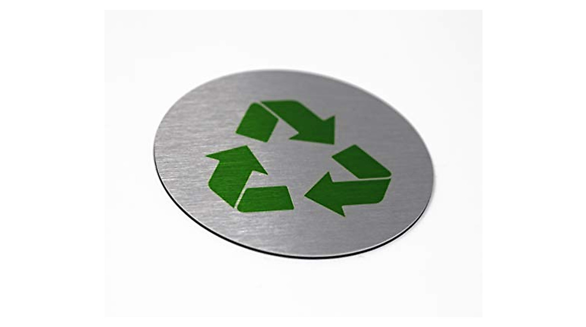 Durable Metal Recycle Signs for Easy Waste Management
