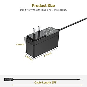 Omilik 9V AC Adapter Fits for Octane Fitness Q35 Q35e Q35c Q35ce Q37 xR3 xR3c xR3ci xR4 xR4c xR4ci xR6 xR6e xR6ce e c ci ce Elliptical Machine Horizon Fitness E401 EX57 LS645E Bikes & Ellipticals