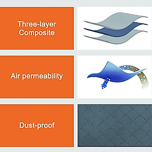 MoEnergy 90L Under Bed Storage Containers, Closet Organizers and Storage Bins, Foldable Underbed Storage Bags for Blankets, Towels, Comforter, Sweaters, Linen Sheets, Wrapping Paper (Brown, 4 Pack)