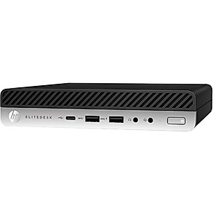 2019 HP EliteDesk 705 G4 Lightweight Mini Desktop Computer: AMD Quad-Core Ryzen 5 Pro 2400GE up to 3.8GHz/ 8GB DDR4 RAM/ 256GB PCIe SSD/ 802.11ac WiFi/Bluetooth 5.0/ Type-C/Windows 10 Professional, Ryzen 5 PRO 2400GE | 8GB | 256GB SSD