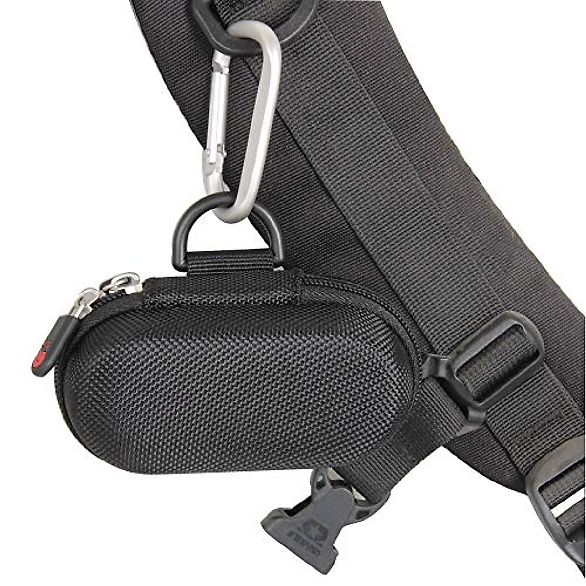 Hermitshell Hard Travel Case for TOZO T10 TWS Bluetooth 5.0 Earbuds True Wireless Stereo Headphones (Black)