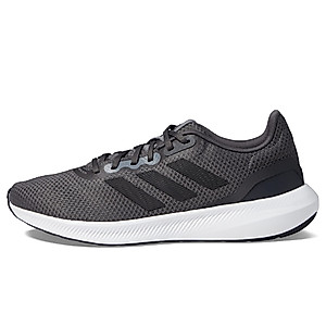 adidas Men's Run Falcon 3.0 Shoe, Grey/Black/Carbon, 11