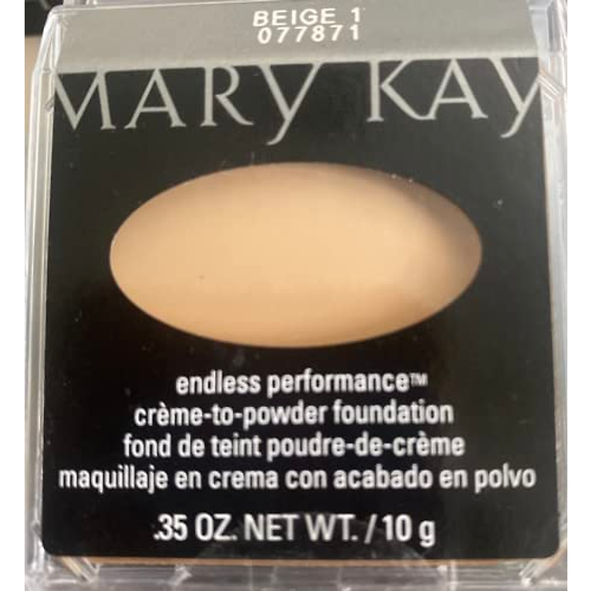 Mary Kay Endless Performance Creme to Powder Foundation Beige 1