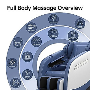 SMAGREHO MM350 Massage Chair, Blue