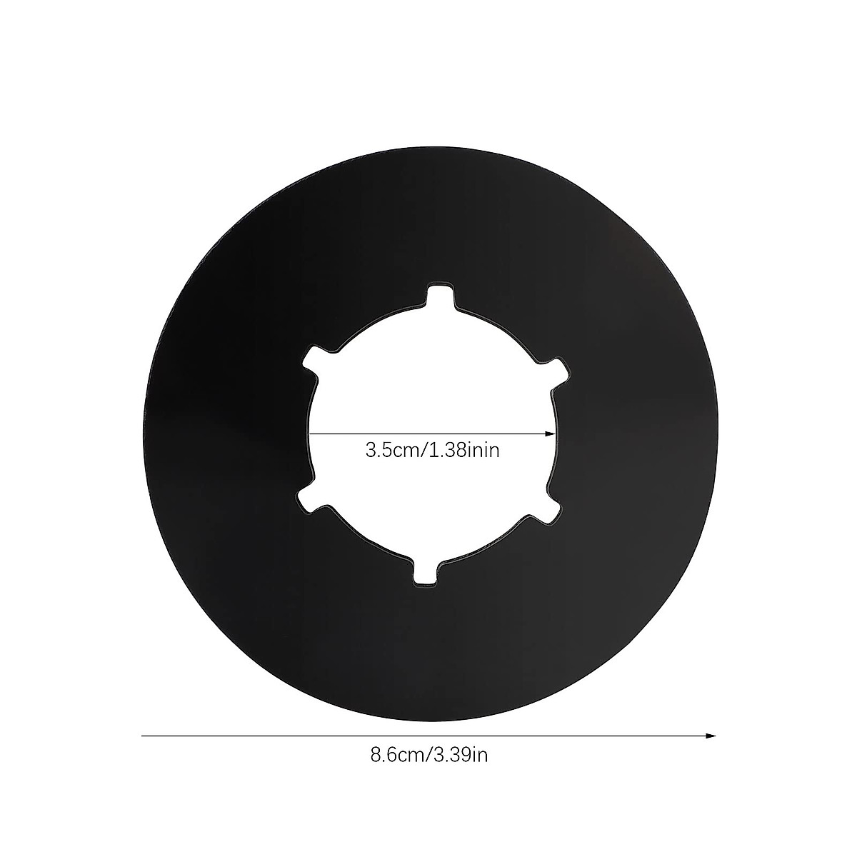ZWMBYN 10 Pack Kratky Lids Insert Wide Mouth Hydroponic Cover Lids, Kratky Mason Jar Lids Insert Hydroponics Gardening Growing Lids, wide mason jar lids for Kratky Method