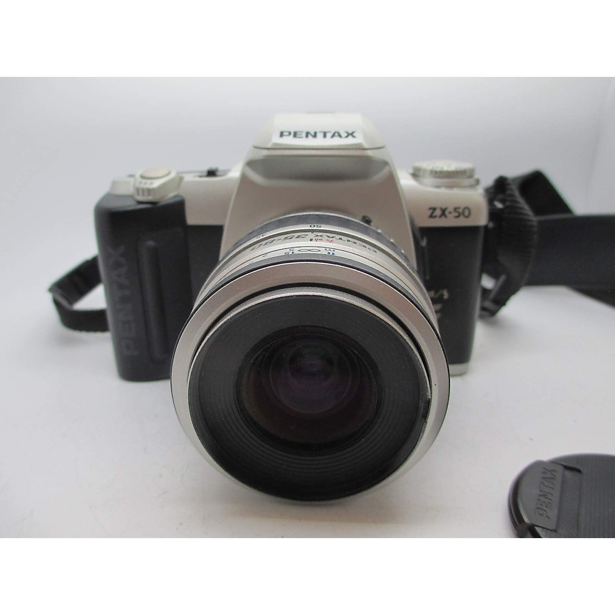 Pentax ZX-50 SLR Film Camera w/ 35-80mm and 80-200mm Lens'