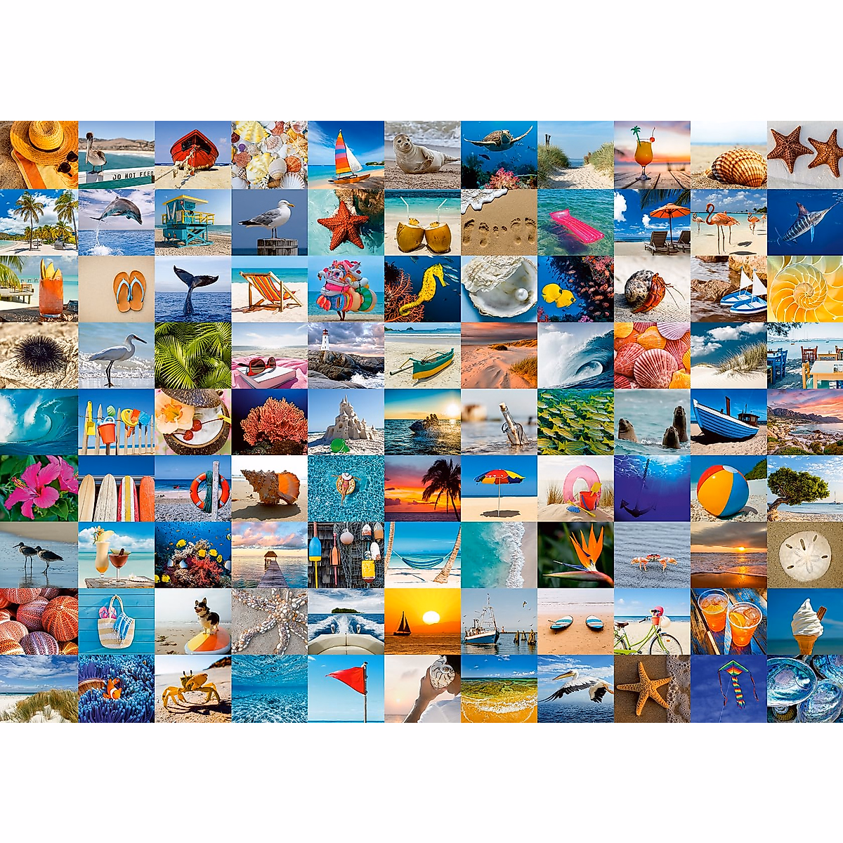 Ravensburger 99 Seaside Moments Jigsaw Puzzle | 1000-Piece | Unique Softclick Technology | Vibrant, Glare-Free | Perfect for Ages 14 and Up
