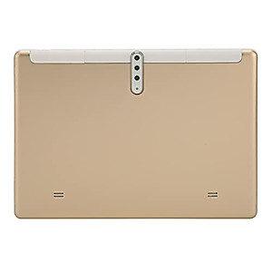 VINGVO 10.1 Inch HD Tablet, 100-240V Dual Cameras 2560x1600 Resolution 4GB RAM 64GB ROM Calling Tablet Dual Card Dual Standby for Android 12 for Study (US Plug)