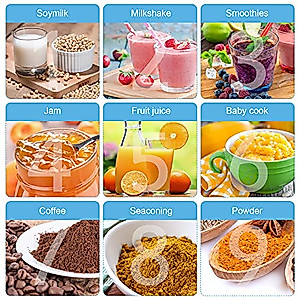 XiSHUAi Blender Professional Countertop Blender for Kitchen, 2200W High Speed Smoothie Blender Machine for Shakes and ice, commercial blender with Timer, 68OZ BPA-Free Jar Pitcher, Veggies Maker, Black