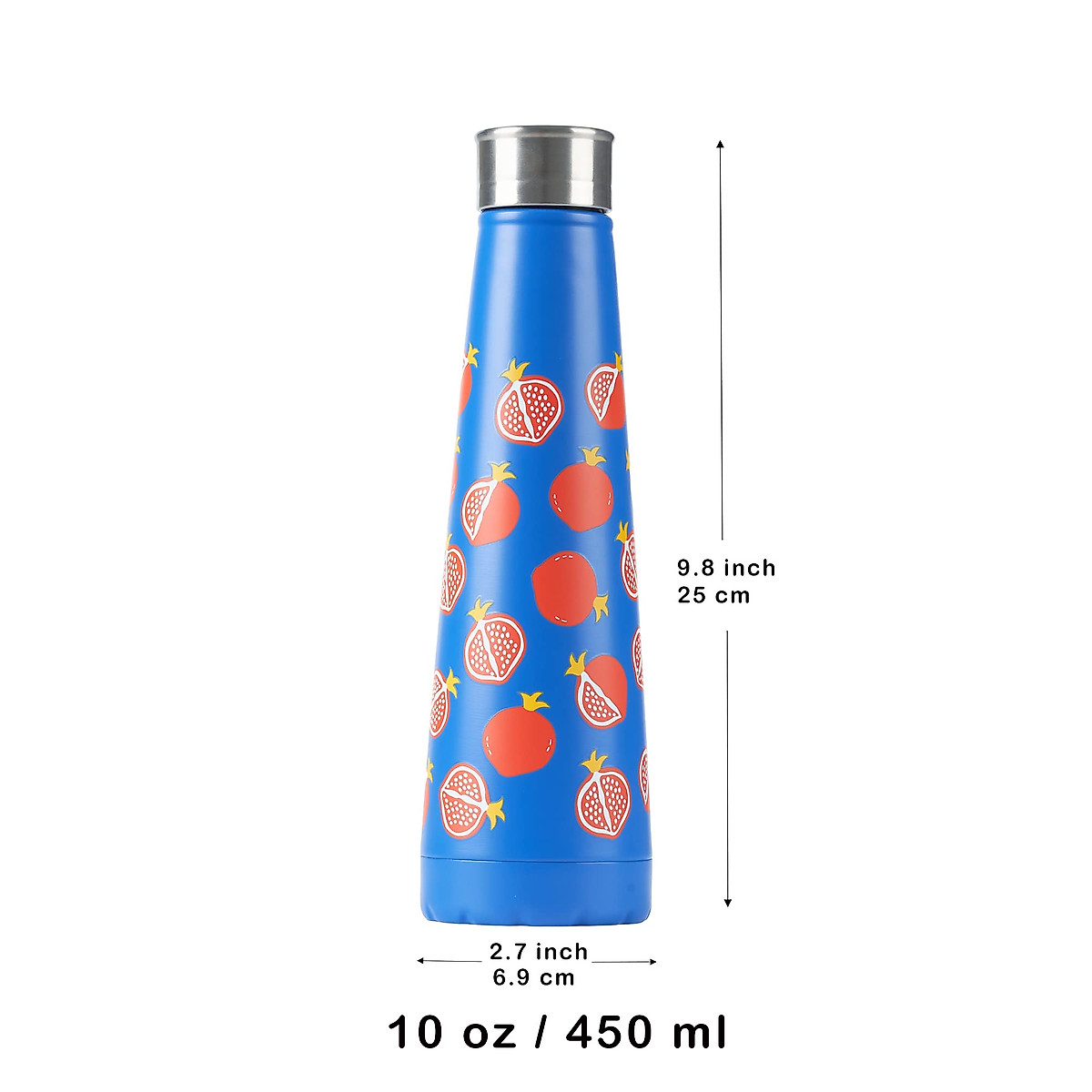 Clospark Water Bottles Thermos Insulated Water Bottle Stainless Steel Water Bottle Funtainer -15OZ
