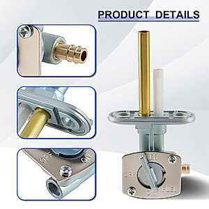 MOTOALL Tank Switch Gas Valve Fuel Petcock w/Gasket for Yamaha Bear 250 400 Shut Off Valve for Yamaha Bear Tracker 250 Bruin 250 Timberwolf ATV