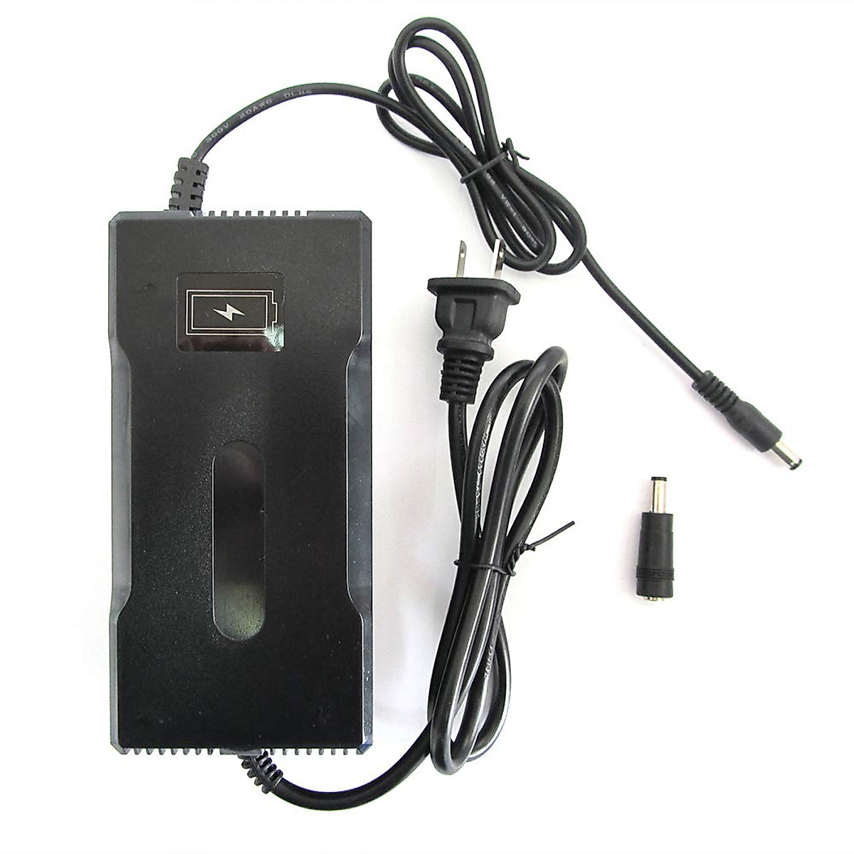 Abakoo 54.6V 4A Power Supply Adapter Charger for 48V 13S Lithium Li-ion Battery Pack with DC 5.5x2.1mm / 5.5x2.5mm Plug