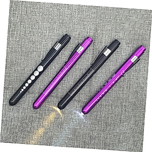 CIYODO 6 Pcs LED Pen Light Doctor Pupil Pen Light Nurse Accessories Light Pen for Nurses Mini Flashlight Pocket Pen Light Pen Light Flashlight Nurses Pin Light Nursing LED Pen Lights Red