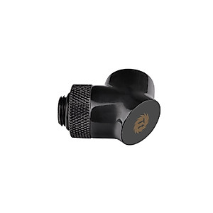 Thermaltake Pacific DIY LCS Black G1/4 90 Degree Adapter Fitting (CL-W052-CU00BL-A)