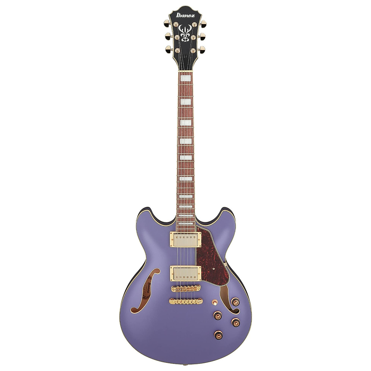 Ibanez AS Artcore 6-String Semi-Hollow Body Electric Guitar (Metallic Purple Flat, Right-Handed)