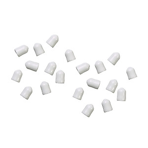 ClosetMaid 21203 Small Plastic End Caps for Wire Shelving, 1000-Pack, White, 1000 Count