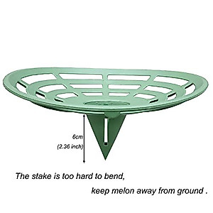 Jashem 10 Packs Melon Cradle Pumpkin Stand, Harvest Basket, Garden Support Plant Trellis for Cantaloupe Melon, Squash, Watermelon