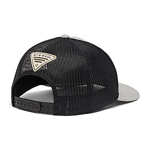 Columbia Unisex PHG Game Flag Mesh Snap Back - High, Cool Grey Heather/Black, One Size
