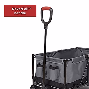 Radio Flyer The Beast EZ Fold Maximum Capacity Heavy-Duty Kid & Cargo Wagon, Collapsible Wagon for Ages 1.5-6 Gray