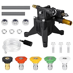 New 7/8" Shaft Vertical Pressure Washer Pump 3100 PSI @ 2.5 GPM & Power Washer Pump, replacement for HONDA, Homelite, Karcher, Compatible with Honda, Ryobi, Simpson, Craftsman Homelite and More