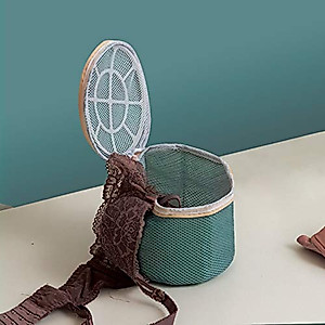 Bra Washing Bag Mesh Laundry Protector with Zipper for Lingerie-Built in Washboard Bra Washer,Socks,Panty,Undershirt Laundry Bag (4th generation)