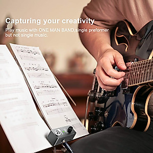 LEKATO Guitar Looper Effect Pedal Loop Pedal 5 Minutes Looping Time Looper Pedal ONE Looper Unlimited Overdubs