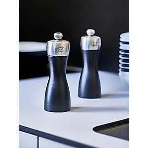 Peugeot Fidji 6 inch Black Matte Salt/Pepper Mill Set
