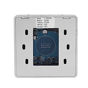 Sonew DC12V NC NO Door Exit Release Button Switch Panel LED Light for Door Access Control System