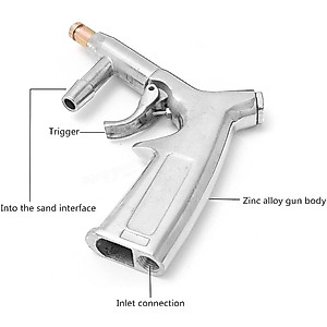 Bidtok Sand Blaster Gun Kit,Sandblasting Gun for Sandblaster Cabine