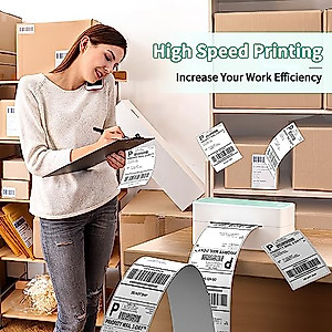Phomemo Bluetooth Thermal Shipping Label Printer for Small Business, 241BT Wireless Thermal Label Printer for Shipping Packages, Compatible with iPhone, Android, Amazon, USPS