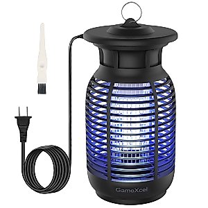 Bug Zapper Electric Mosquito Zapper Mosquito Killer Outdoor and Indoor Insect Fly Traps UV Insect Catcher Insect Killer Gnats Pest Attractant Trap for Home Patio Backyard Round