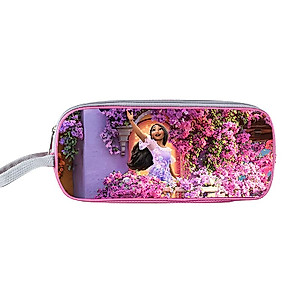 Gojo Satoru Pink Backpack, 3D Printing Mirabel Backpack Kids Backpack Lunch Bag Pencil Case Combination-1