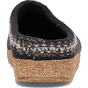 HAFLINGER Zigzag Clog - Charcoal, 45
