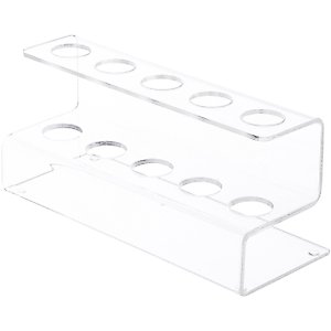 Plymor Clear Acrylic Flatware Display Stand, 3.25" H x 7" W x 3" D