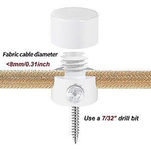 Adcssynd 6 Pack Upgrade Version Ceiling Hooks for Hanging Lights, White Ceiling Hook Super Load, Swag Hooks for Ceiling Hanging, Modern Swag Hook for Hanging Lighting Fixture- Easy to Use